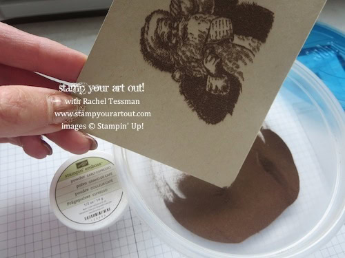 Painting with White Pigment - Stamp Your Art Out!