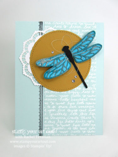 Obsessed with Detailed Dragonfly Thinlits - Stamp Your Art Out!