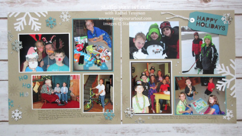 Paper Pumpkin Scrapbook Pages Completed on Retreat - Stamp Your Art Out!