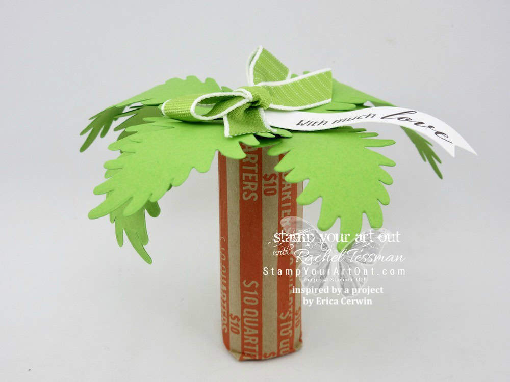 Tropical Chic Palm Tree Gift Idea - Stamp Your Art Out!