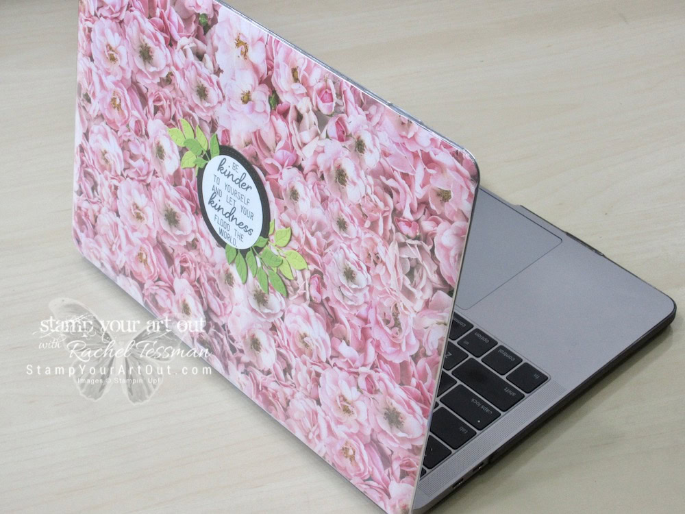 Designer Paper Cover for Laptop - Stamp Your Art Out!