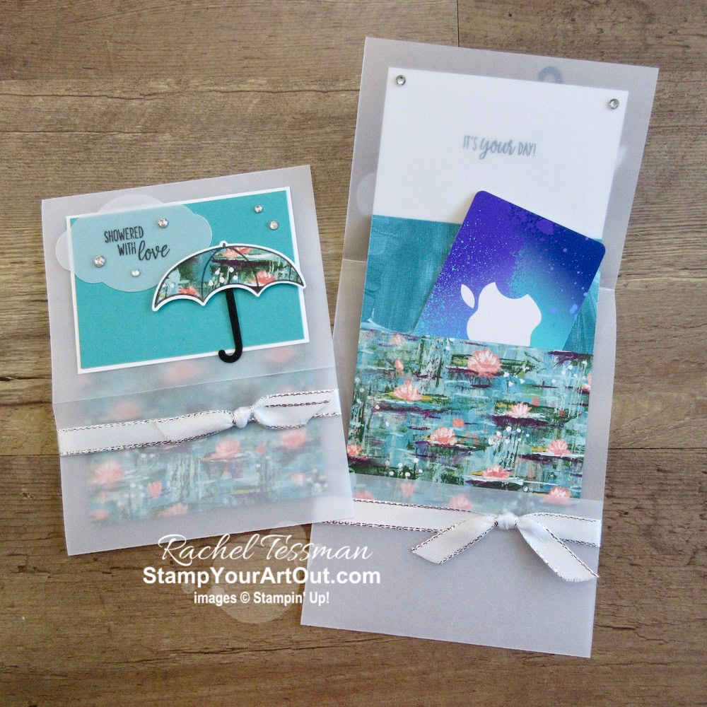 Vellum Slide-Out Pocket Fun Fold Card - Stamp Your Art Out!