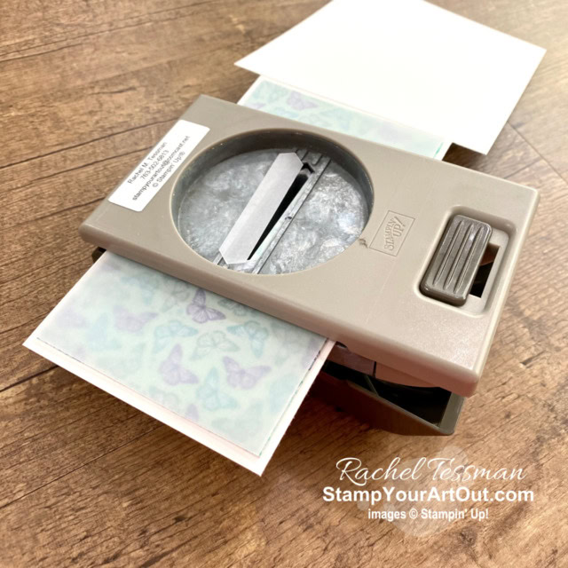 Butterfly Bijou Vertical Closure Card - Stamp Your Art Out!