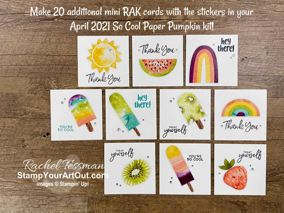 April 2021 So Cool PP Kit Alternate Ideas - Stamp Your Art Out!