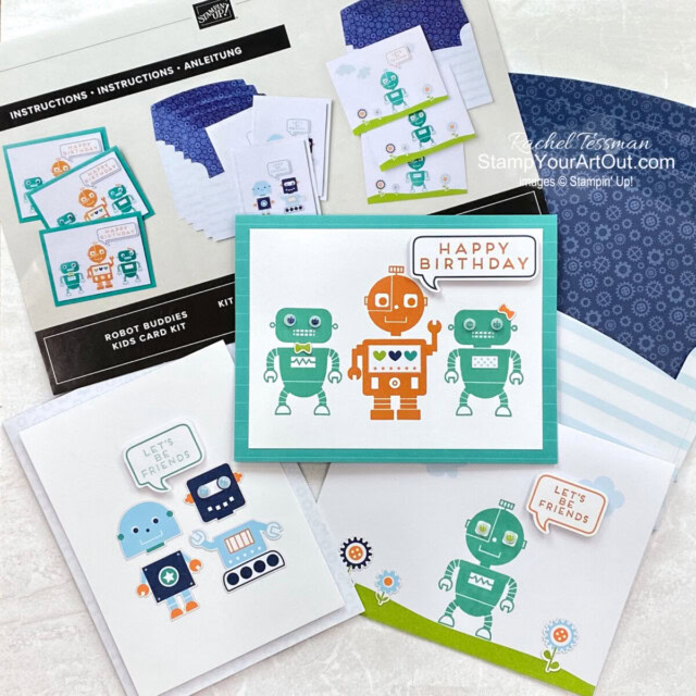 Robot Buddies Kit Extended - Stamp Your Art Out!