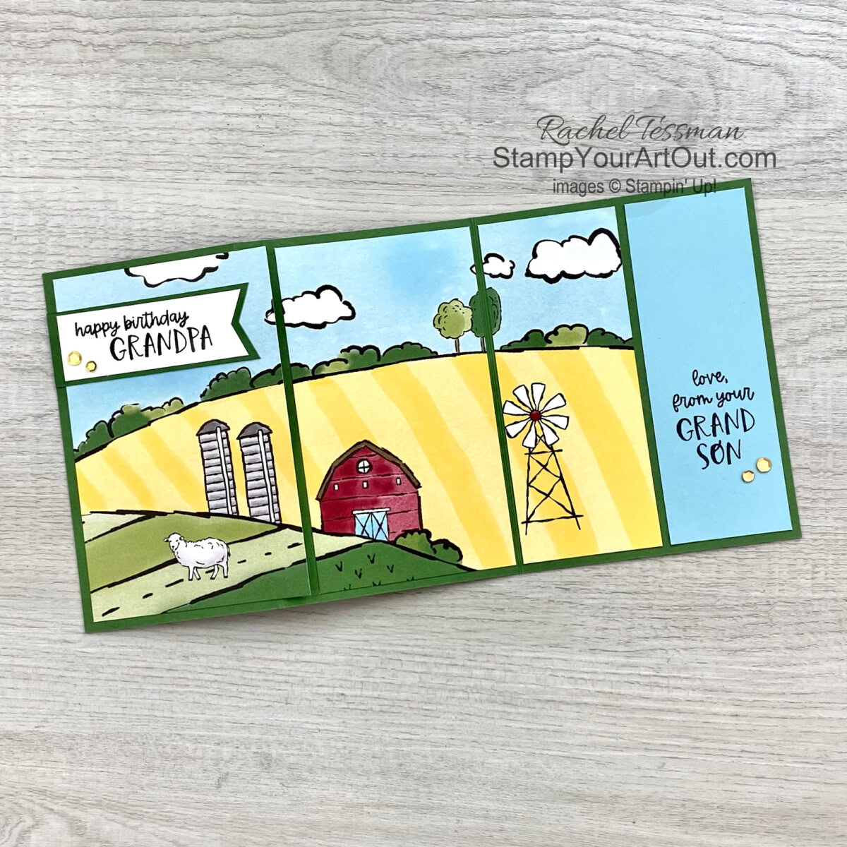 Just Another Day At The Farm - Stamp Your Art Out!