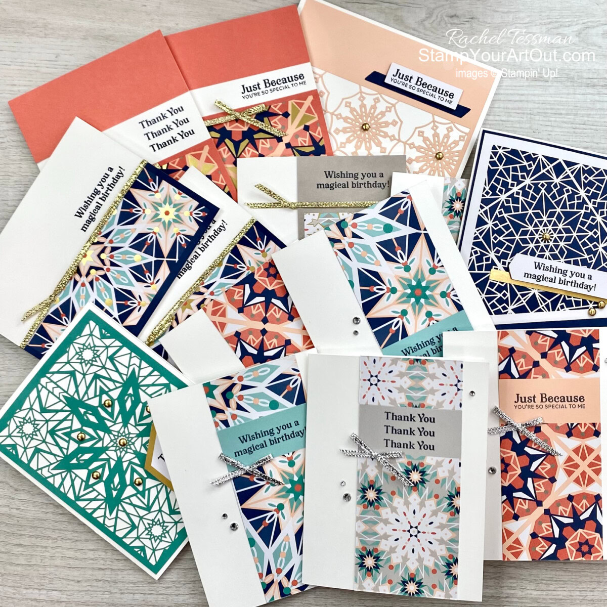 Quintuple the Colorful Kaleidoscope Kit - Stamp Your Art Out!