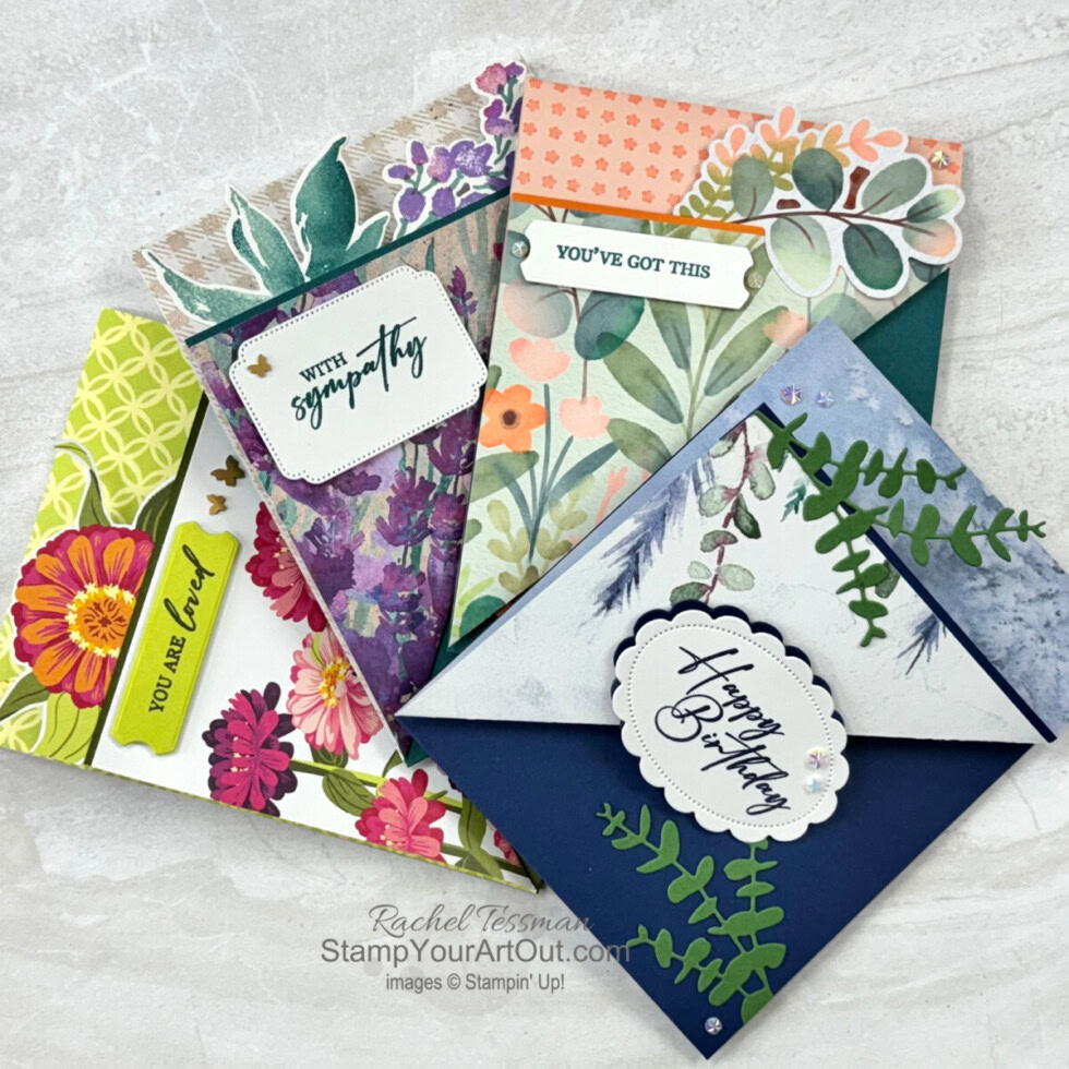 Twist Corner Tri-Fold Cards - Stamp Your Art Out!