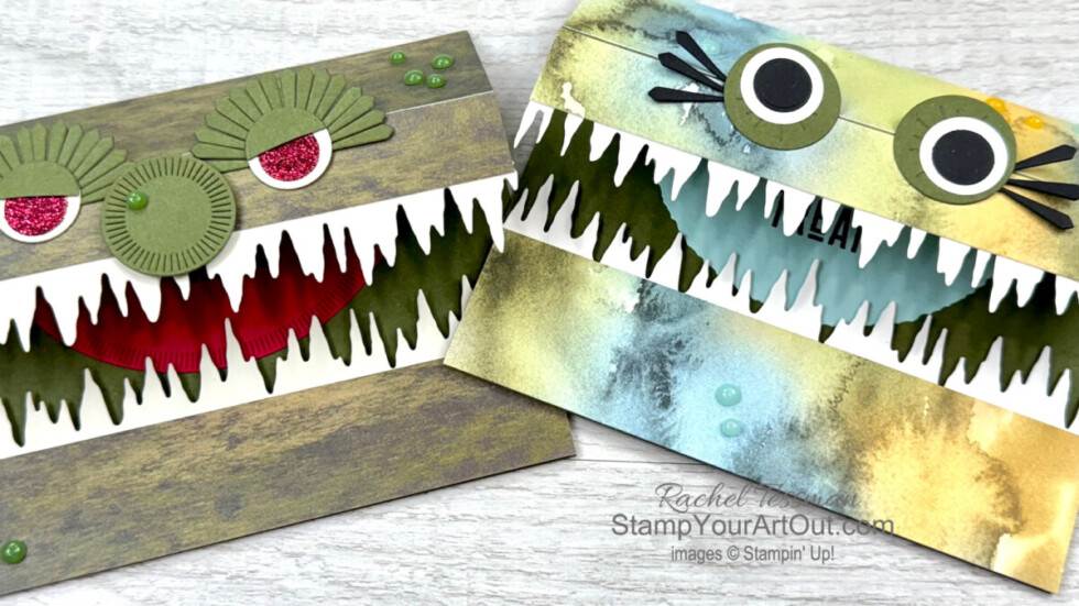 Talking Monster Cards - Stamp Your Art Out!