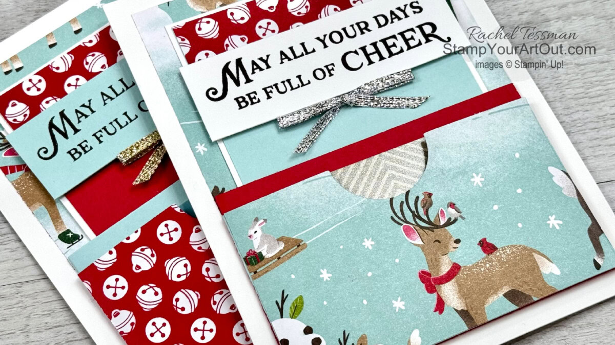 Reindeer Days Double Pocket Cards - Stamp Your Art Out!